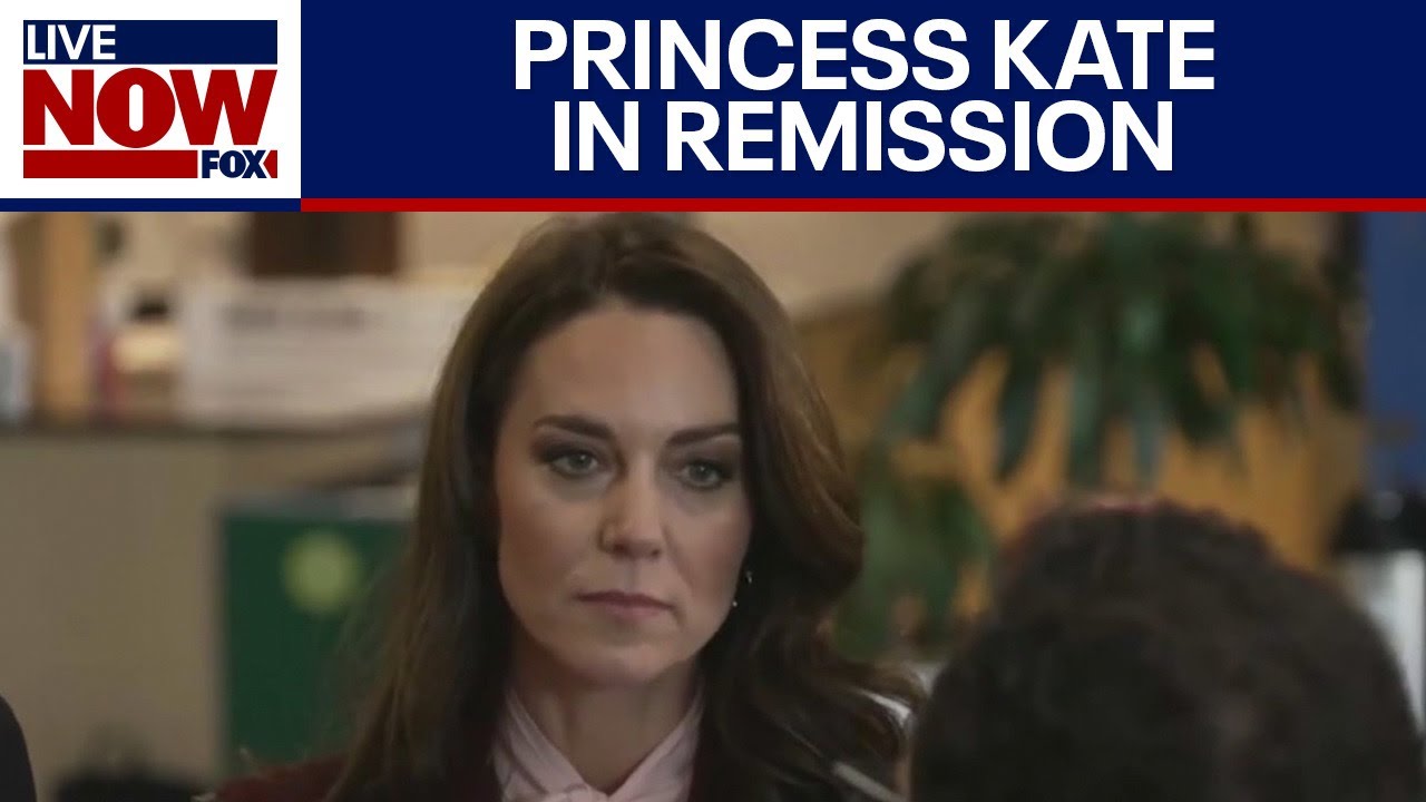 BREAKING: Princess Kate says her cancer is in remission - YouTube