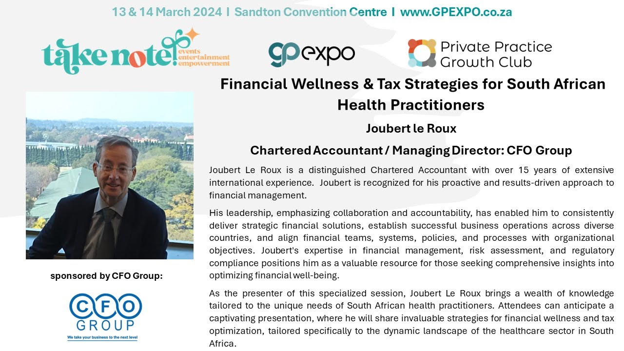 3. Financial Wellness & Tax Strategies for South African Health ...