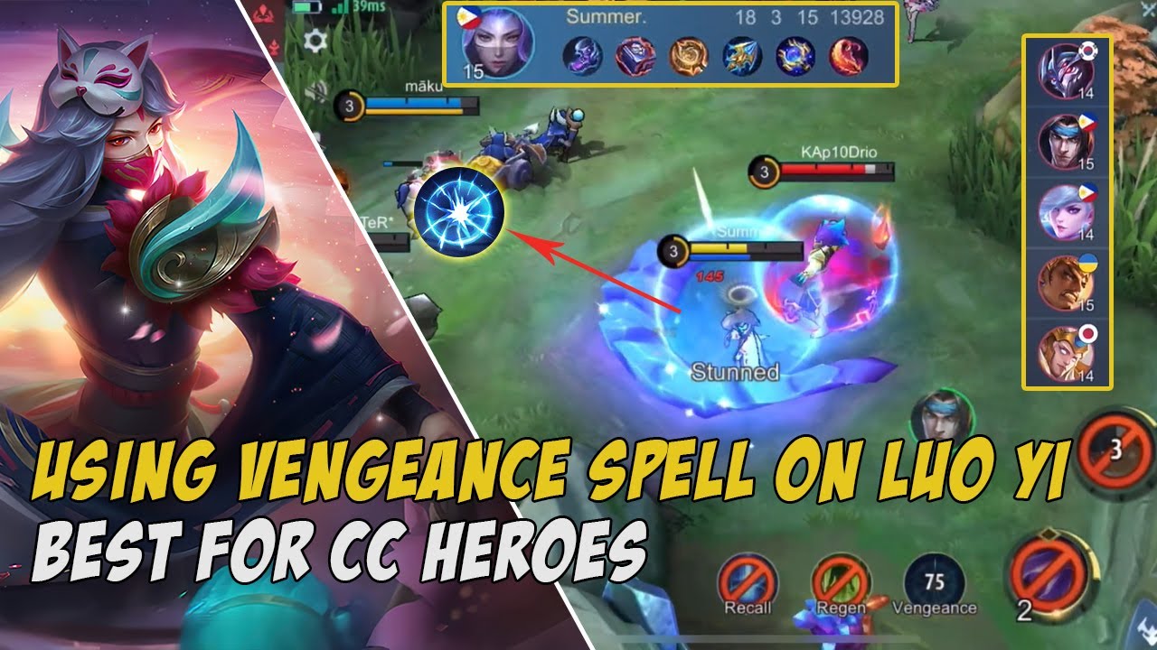 18 KILLS USING VENGEANCE ON LUO YI TO COUNTER LOTS OF CC ENEMIES ...