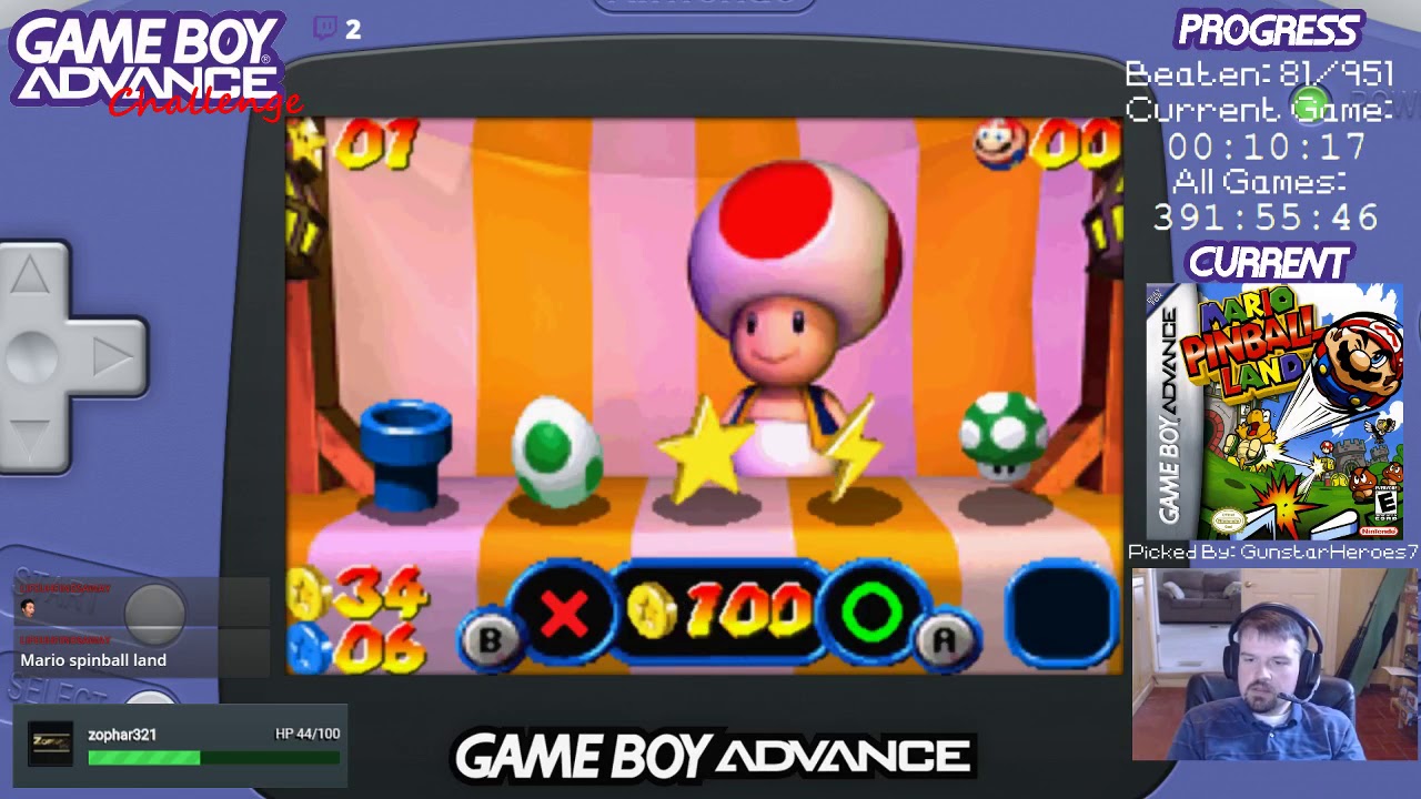 Mario Pinball Land - Part 1 of 2 (GBA Challenge #83) (Let's Play) - YouTube