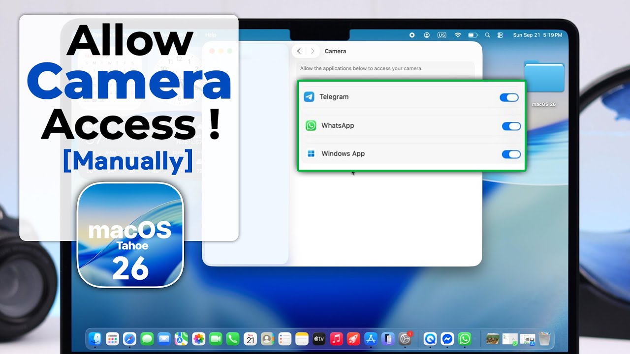 macOS 26 Tahoe: How to Allow Camera Access on MacBook! - YouTube