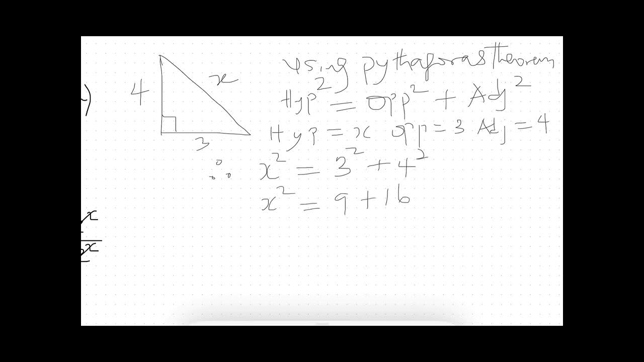 Easy Simple Application of Pythagoras Theorem | Learn or Relearn the theorem in few easy steps ...