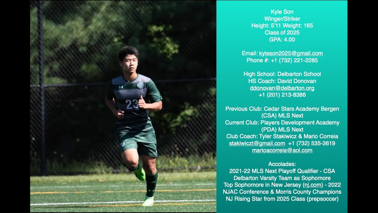 Kyle Son 2022 Soccer Highlights (C/O 2025) - YouTube
