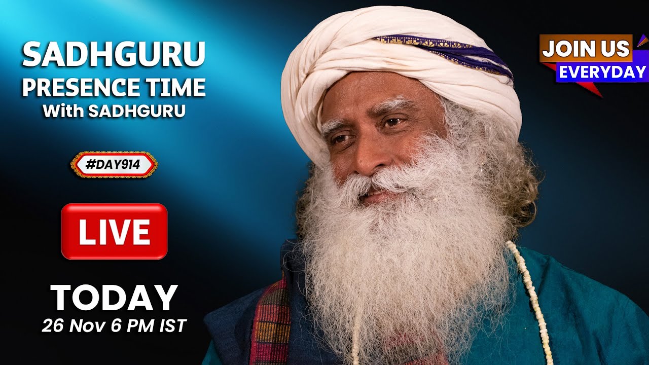 🔴LIVE | Sadhguru Presence Time | SPIRITUAL GUIDANCE | Isha Yoga Center ...