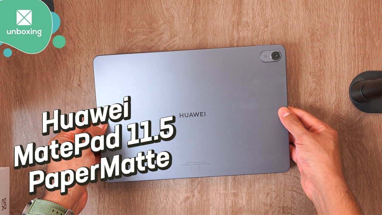 Huawei MatePad 11.5 PaperMatte | Unboxing en español - YouTube