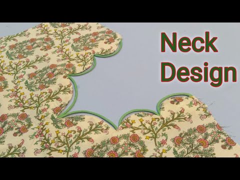 Beautiful Neck Design Tutorial || New Neck Design For Eid Cutting and stitching by "SaM ...