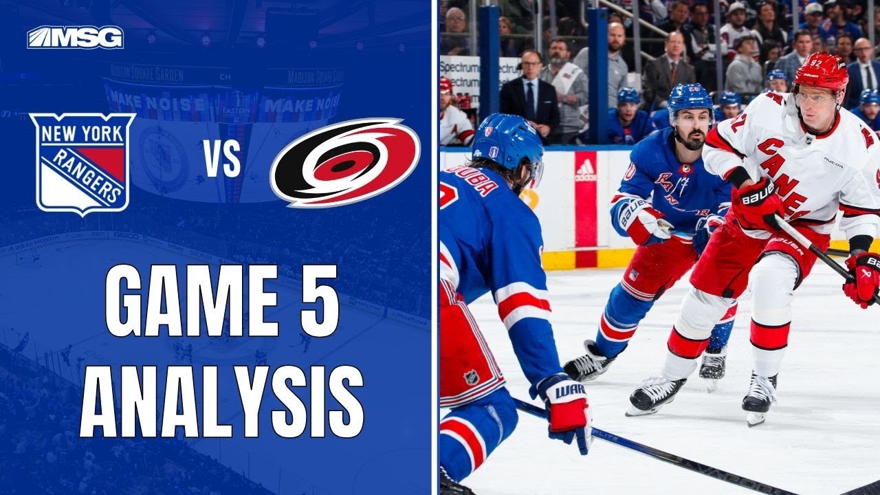 Canes Stunning 4 Goal 3rd Forces Game 6 In Raleigh | New York Rangers ...