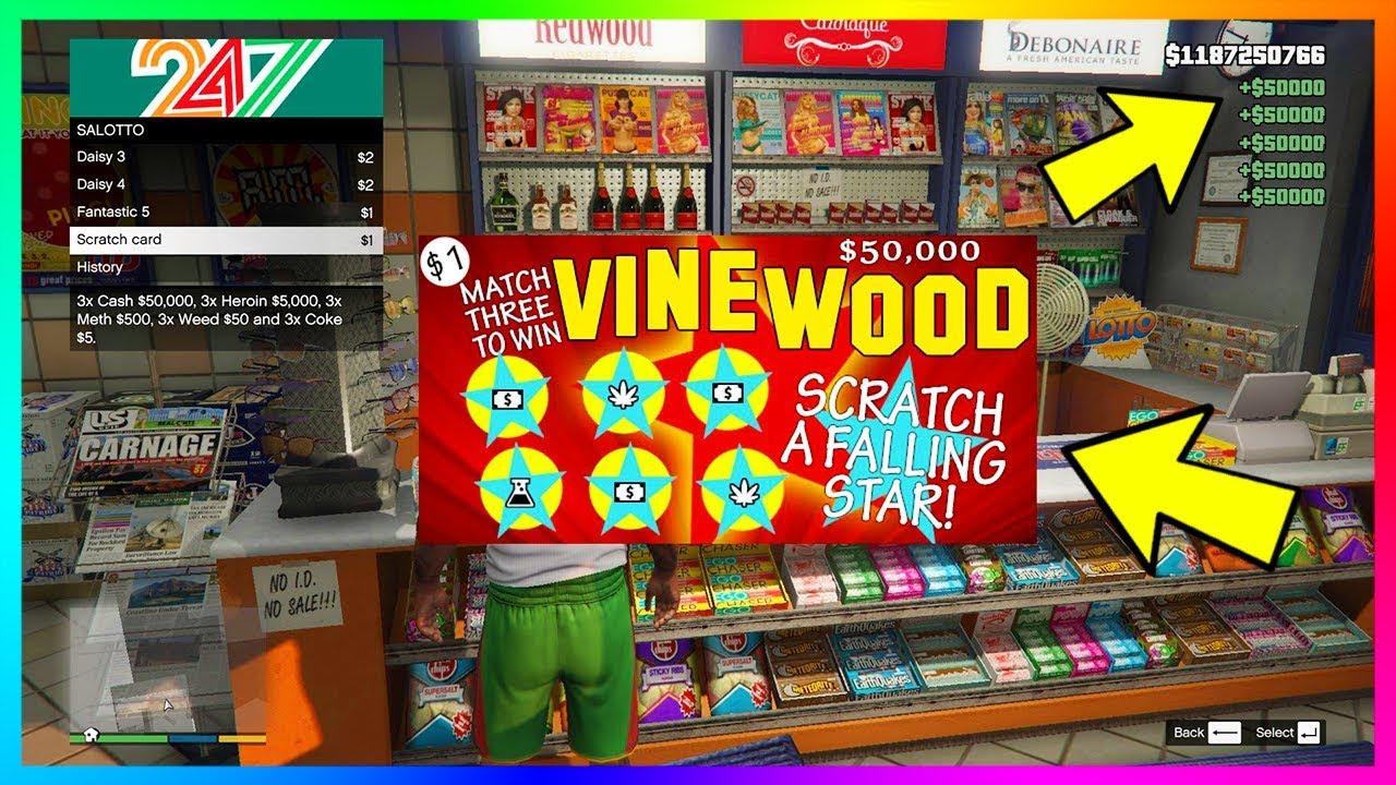 Playing The Lottery In GTA 5! - YouTube