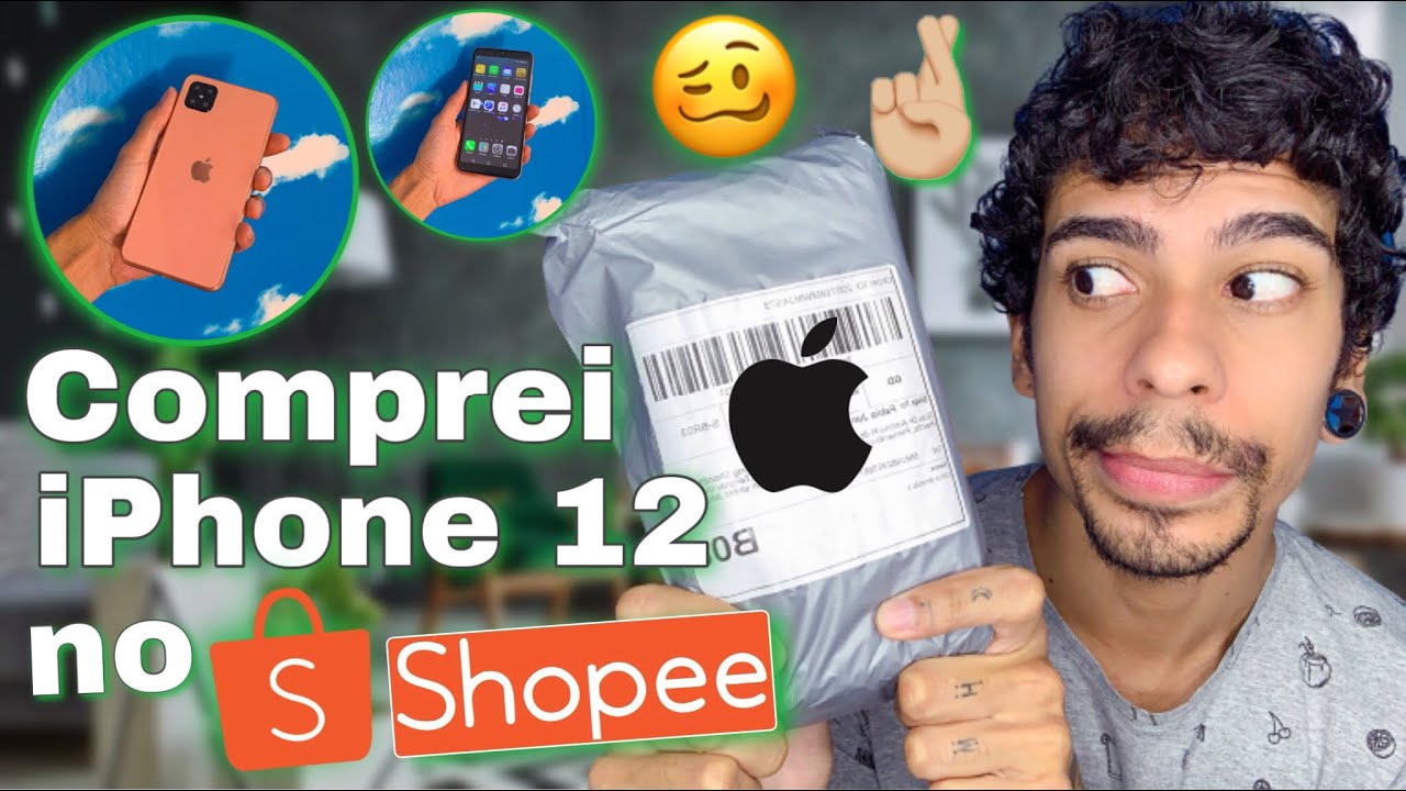 COMPREI iPhone 12 NO SHOPEE E OLHA SÓ NO QUE DEU 😱 - YouTube