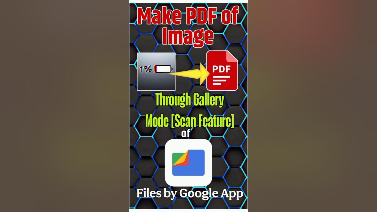 Make PDF using gallery mode in Files by Google App|Scan Feature in File by Google#shorts - YouTube
