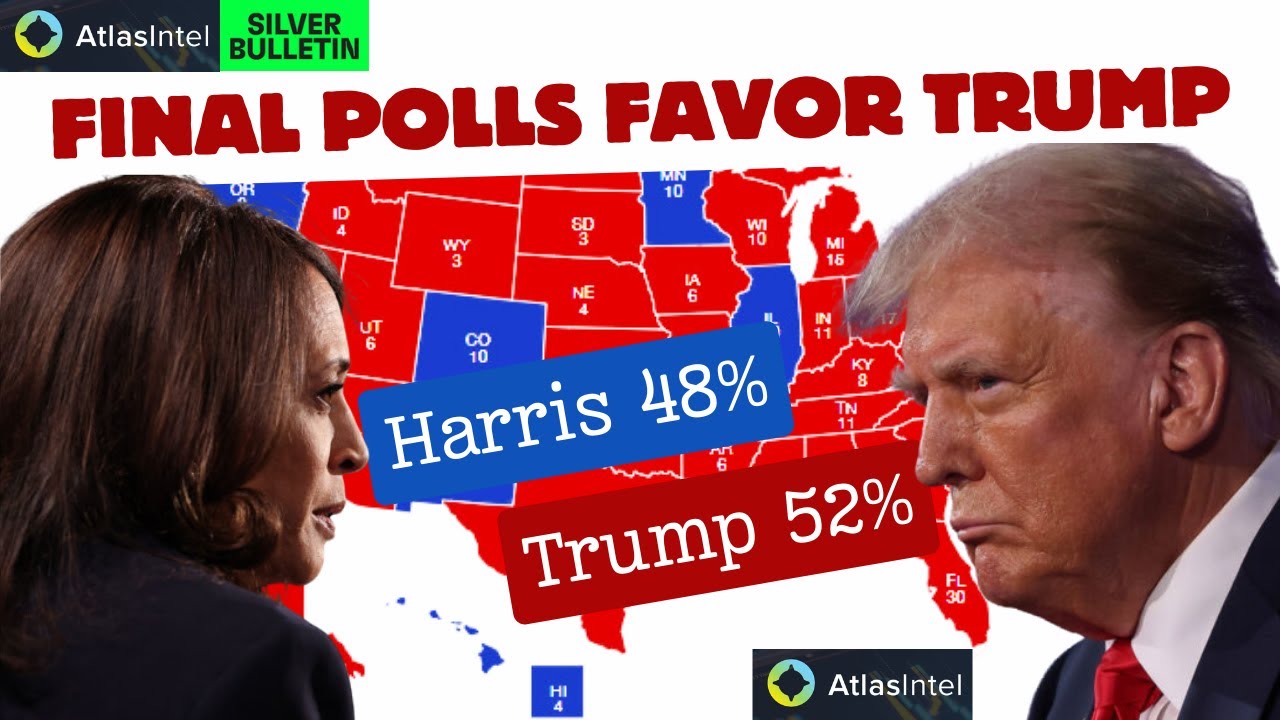 Final Polls Presidential Race 2024 Today | Trump Harris Polls Today ...