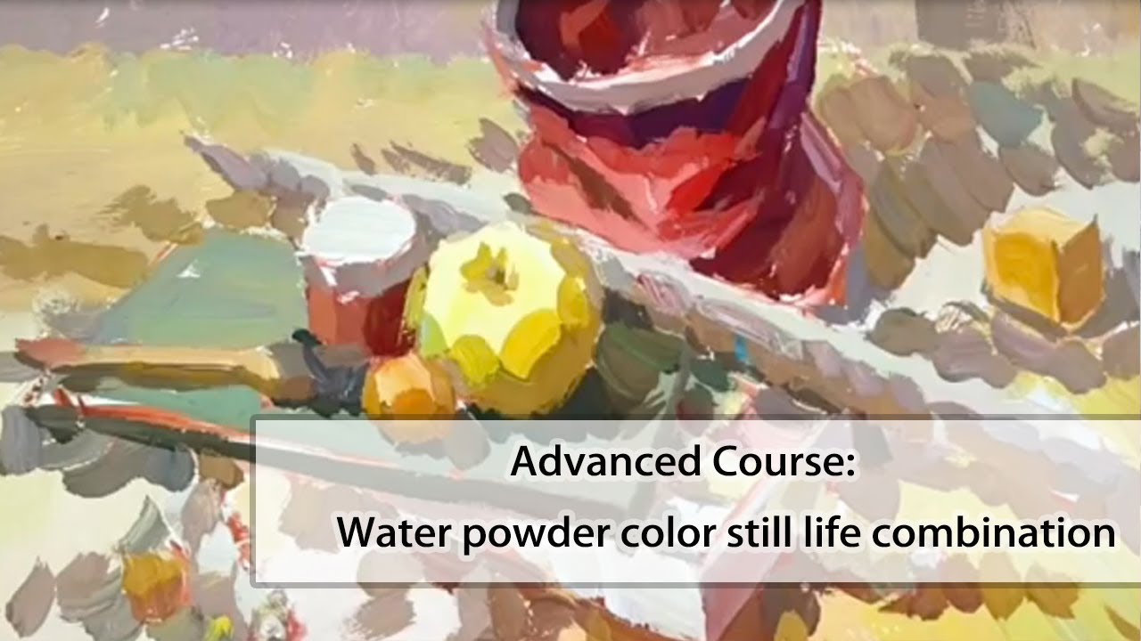 Advanced Gouache Still Life Video Tutorial - YouTube
