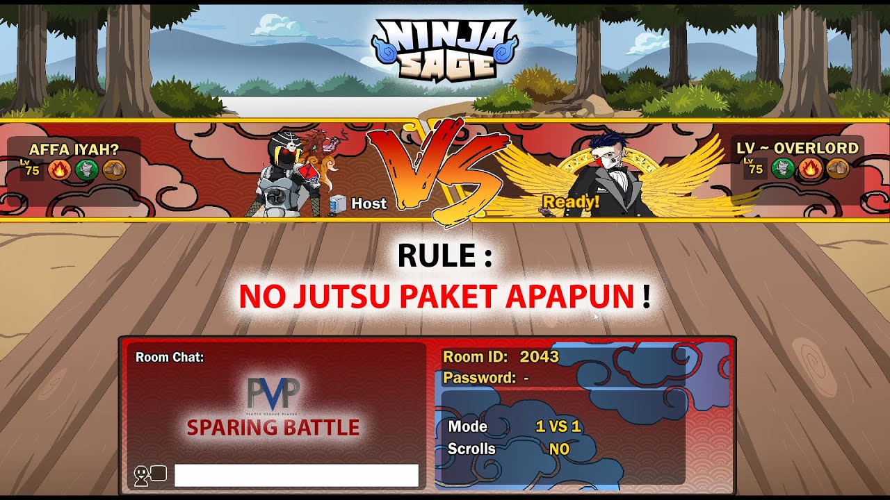 NO JUTSU PAKET SPARING PVP NINJA SAGE GAME NOSTALGIA #ninjasaga #ninjasage #nostalgia # ...