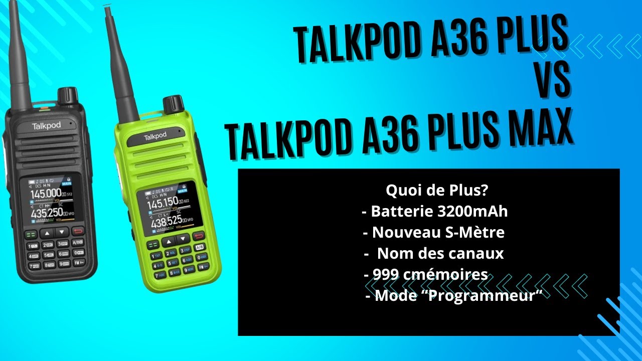 Présentation du TALKPOD A36 Plus Max 8 Watts - YouTube