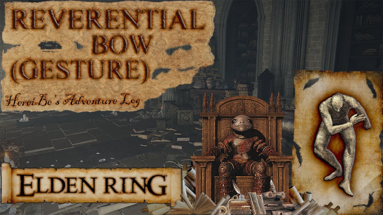 Reverential Bow (Gesture) Location | Elden Ring - YouTube