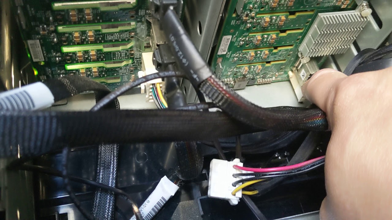 HP Gen8 ml350p secondary cage fitting - YouTube