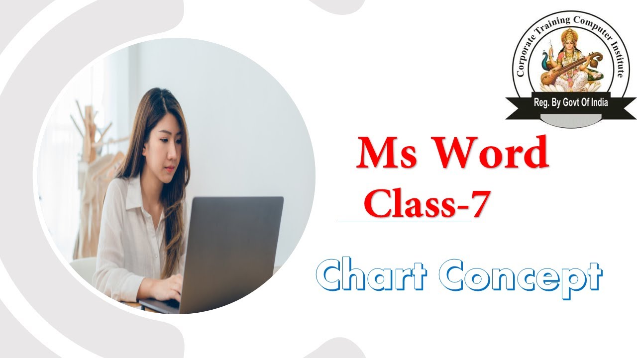 Learn MS Word | Insert Menu Part 4 Chart Class-7 - YouTube
