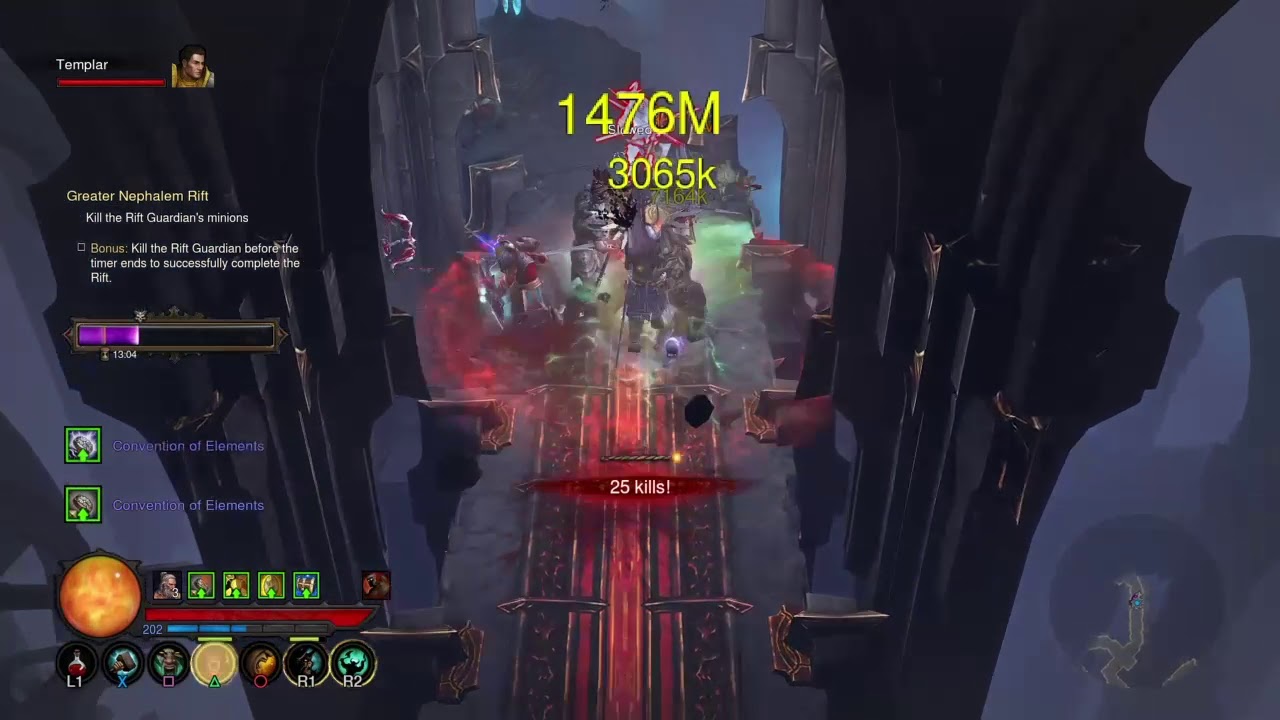 D3 Tier 37 (Torment 8) Greater rift solo run - YouTube