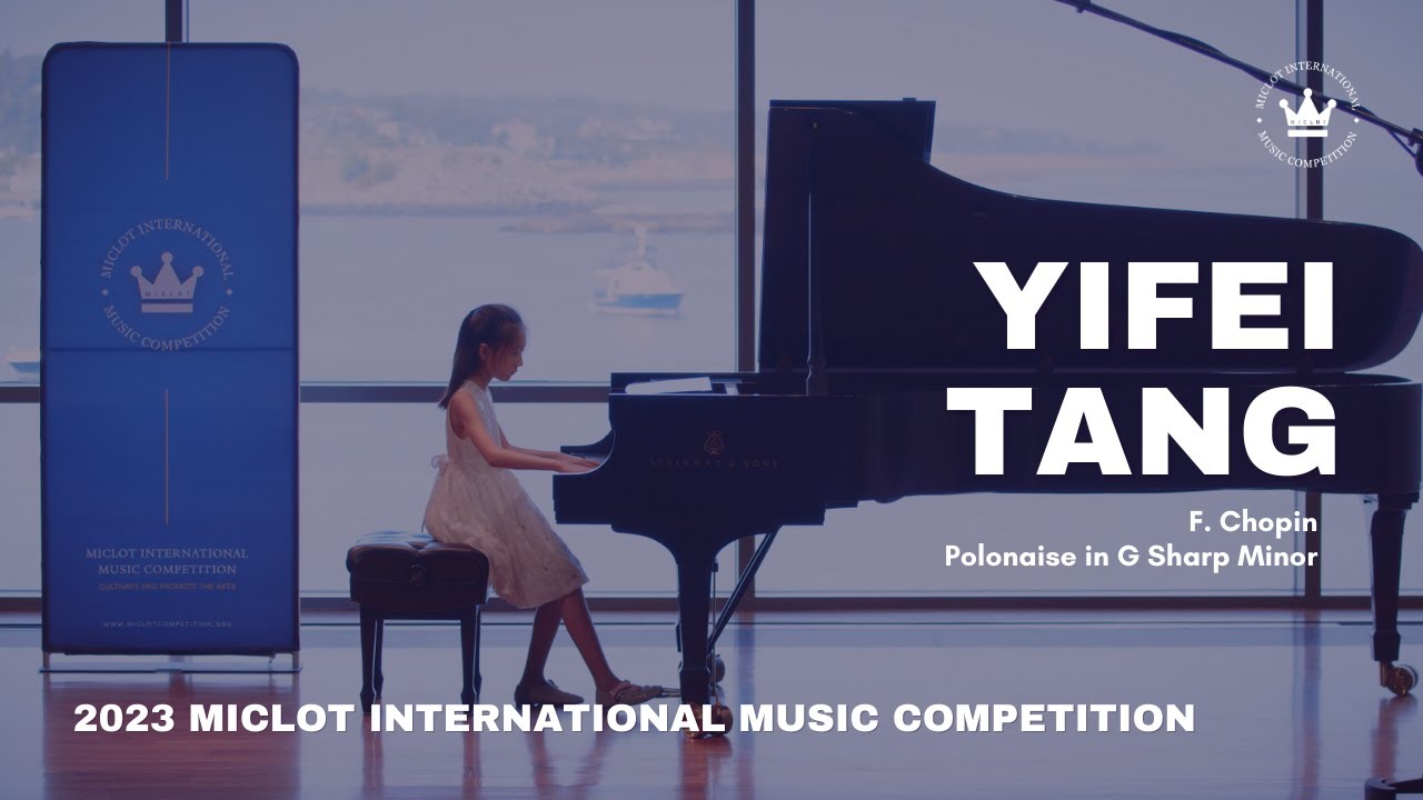 Yifei Tang | 2023 Best Performance Award | Miclot International Music ...