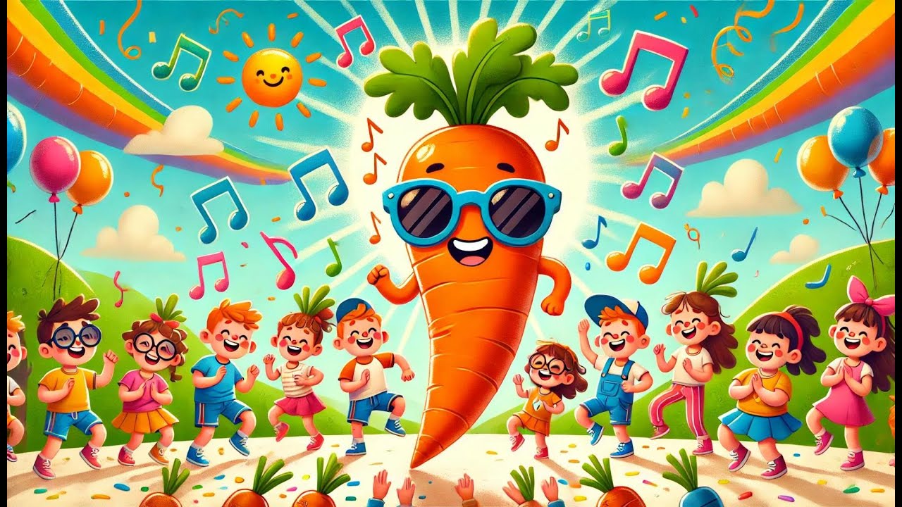 🥕 Twist and Turn! Carrot Dance Song for Kids | Fun and Healthy Song 🎶 ...