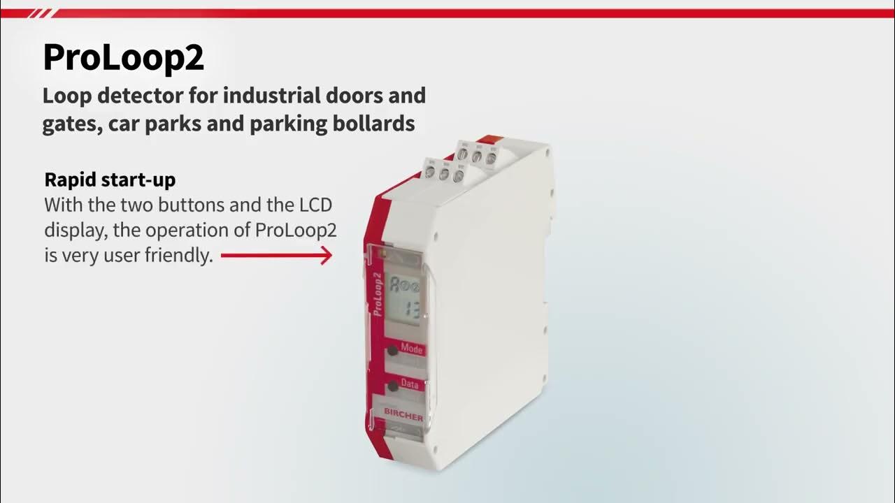 ProLoop2 – Loop detectors for industrial doors, barriers, car parks and ...