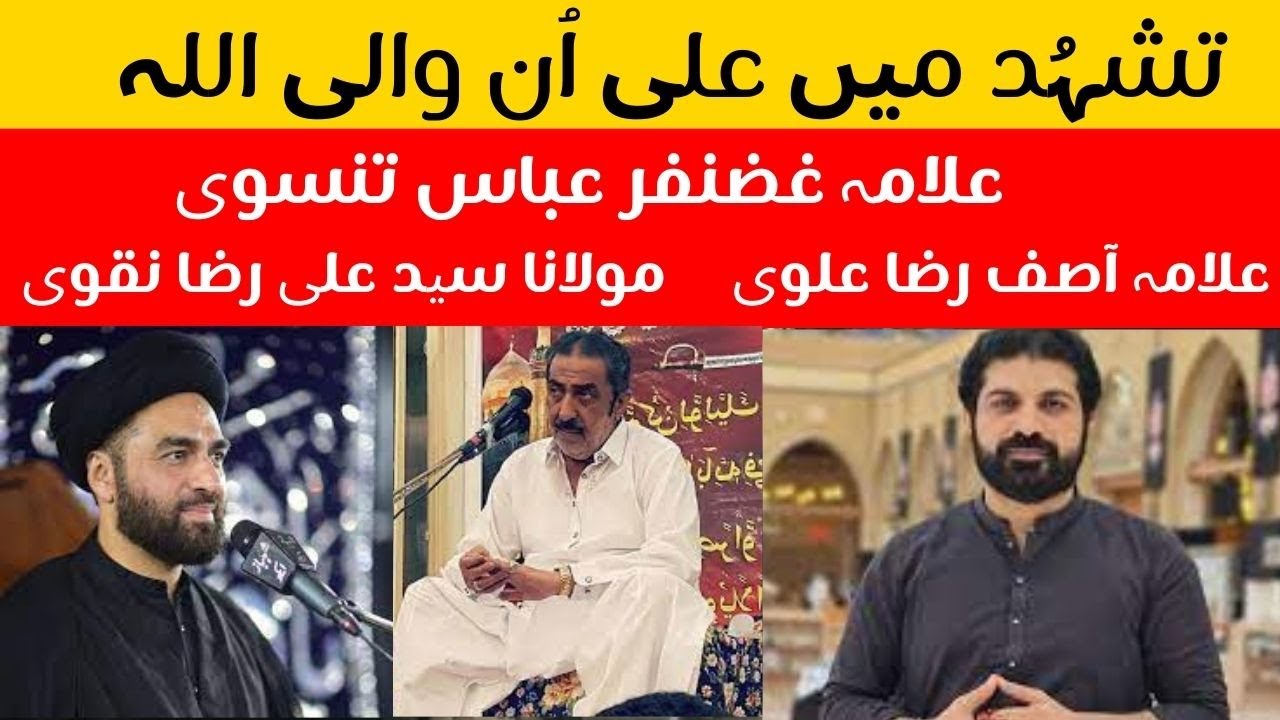 Allama Ghazanfar Abbas | Allama Asif Raza Alvi | Syed Ali Raza Rizvi ...