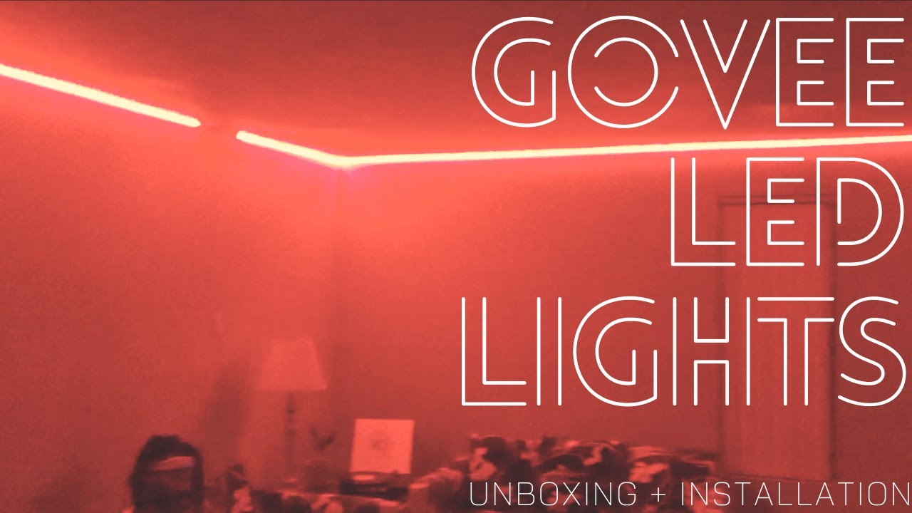 Govee LED Lights Unboxing + Installation - YouTube