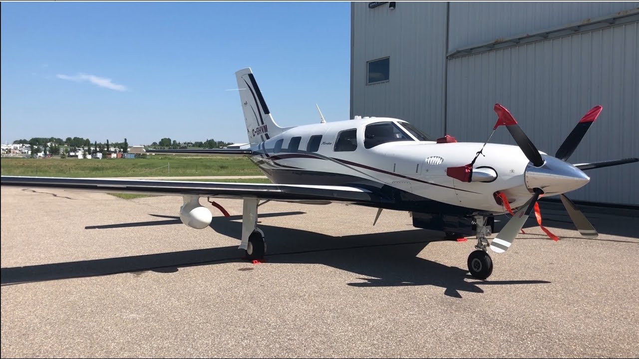 Quick Flight in the Piper Meridian!! - YouTube