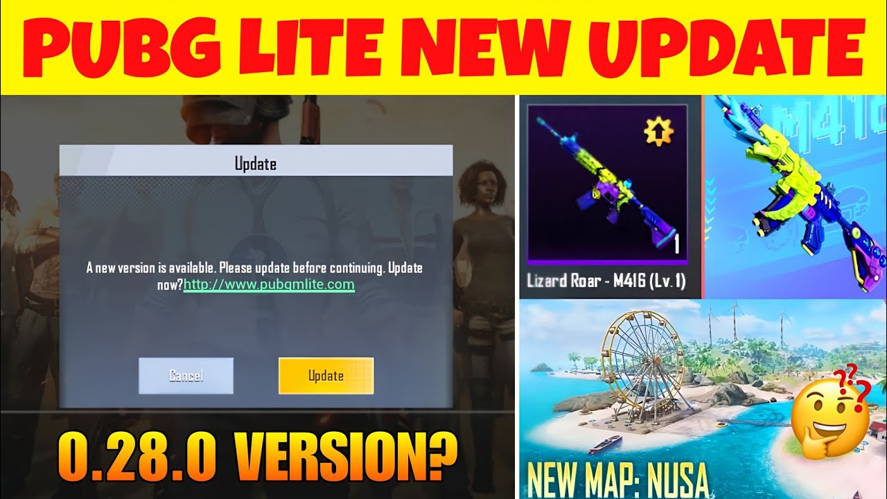 Pubg Lite New Update | Pubg Lite 0.28.0 Update Kab Aayega | Pubg Lite I ...