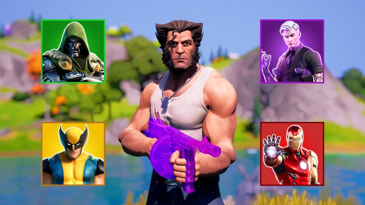 Fortnite Eliminating All Mythic Bosses in One Game (Shadow Midas, Iron ...