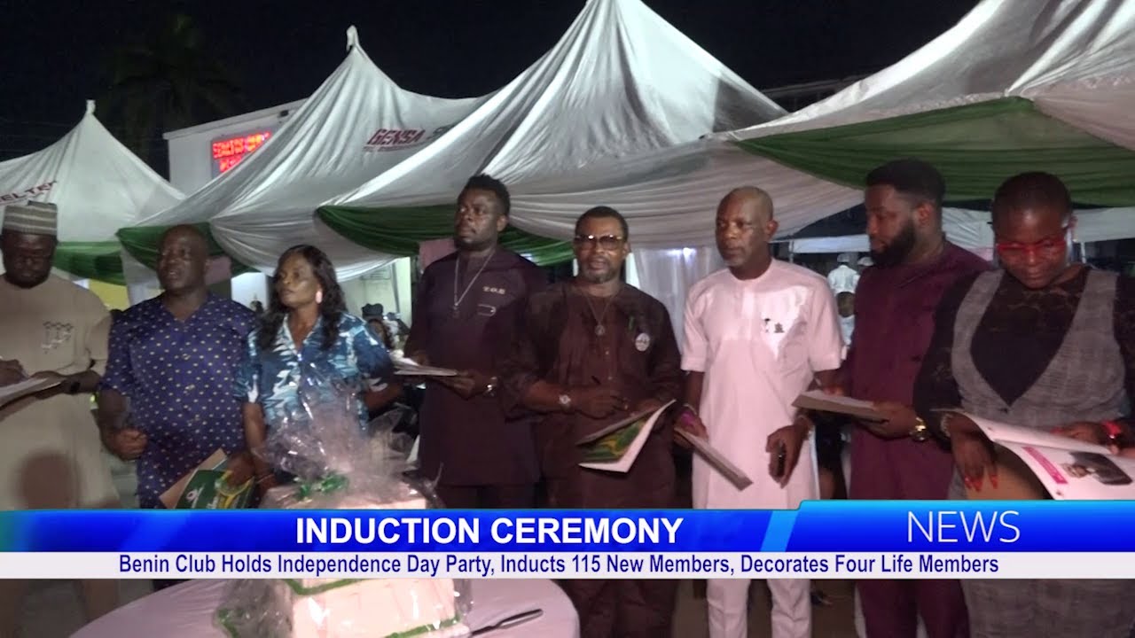 Benin Club Holds Independence Day Party, Inducts 115 New Members ...