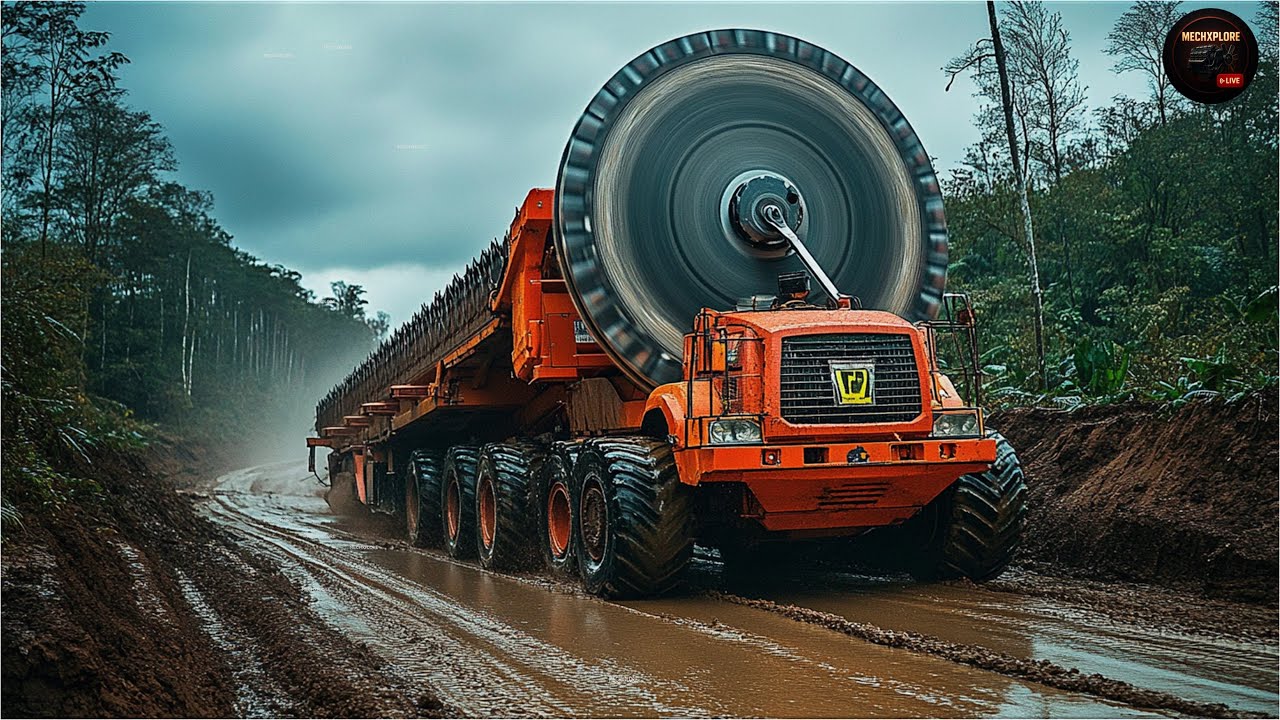 Extreme Logging Trucks | Extreme Dangerous Fastest Big Chainsaw Cutting ...