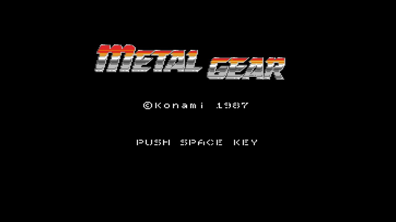 Metal Gear · メタルギア. MSX2. Konami 1987. Full Playthrough - YouTube