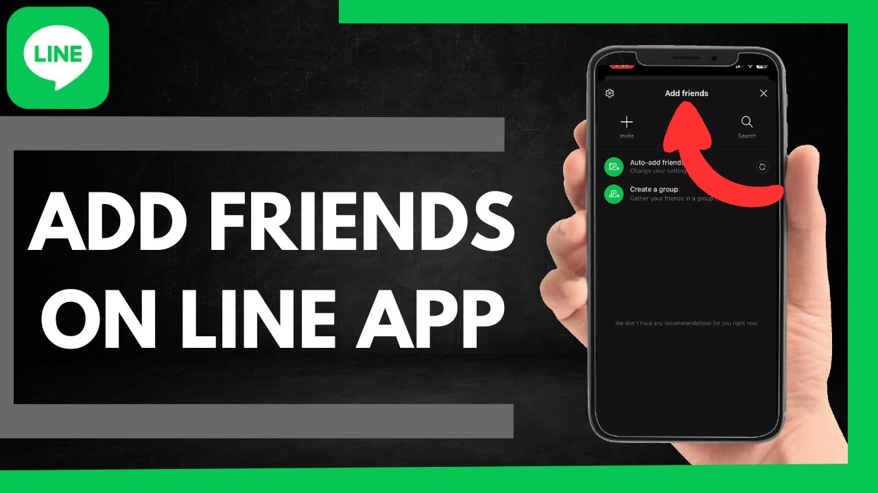 How To Add Friends On Line App - YouTube