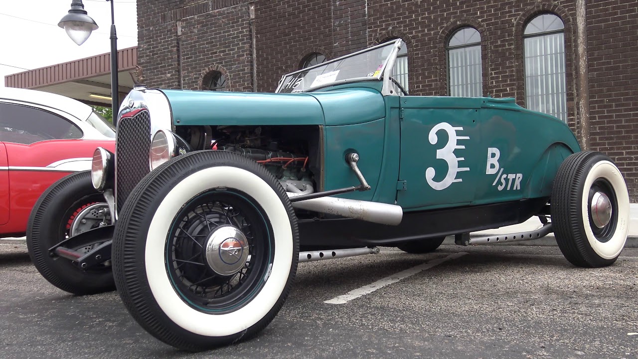 Hot Rodded Old School 1929 Ford Model A Roadster caught in the Texas ...