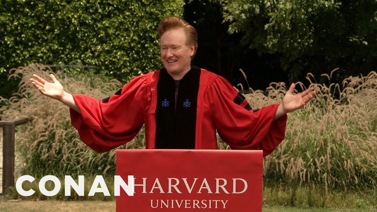 Conan Addresses The Harvard Class Of 2020 | CONAN on TBS - YouTube