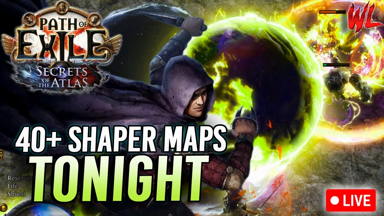 🔴40+! Shaper Maps | !mines !smite !twink- WARLUG - YouTube