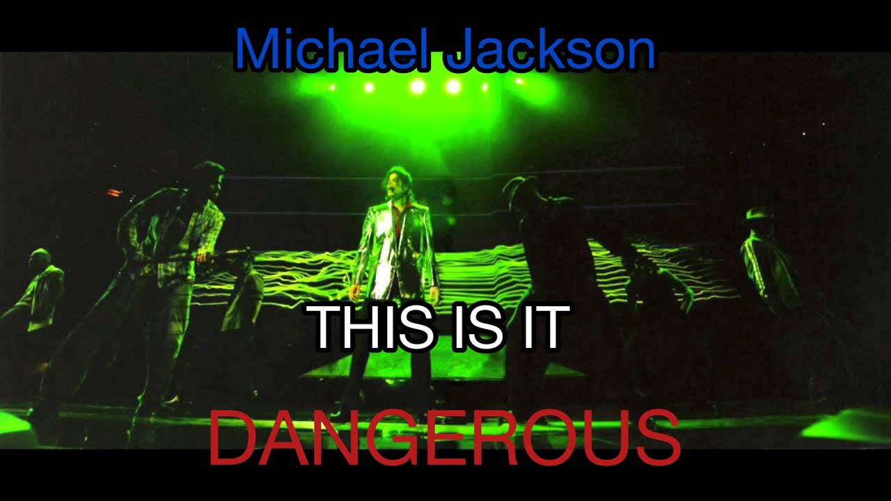 Michael Jackson dangerous this is it rehearsal version - YouTube