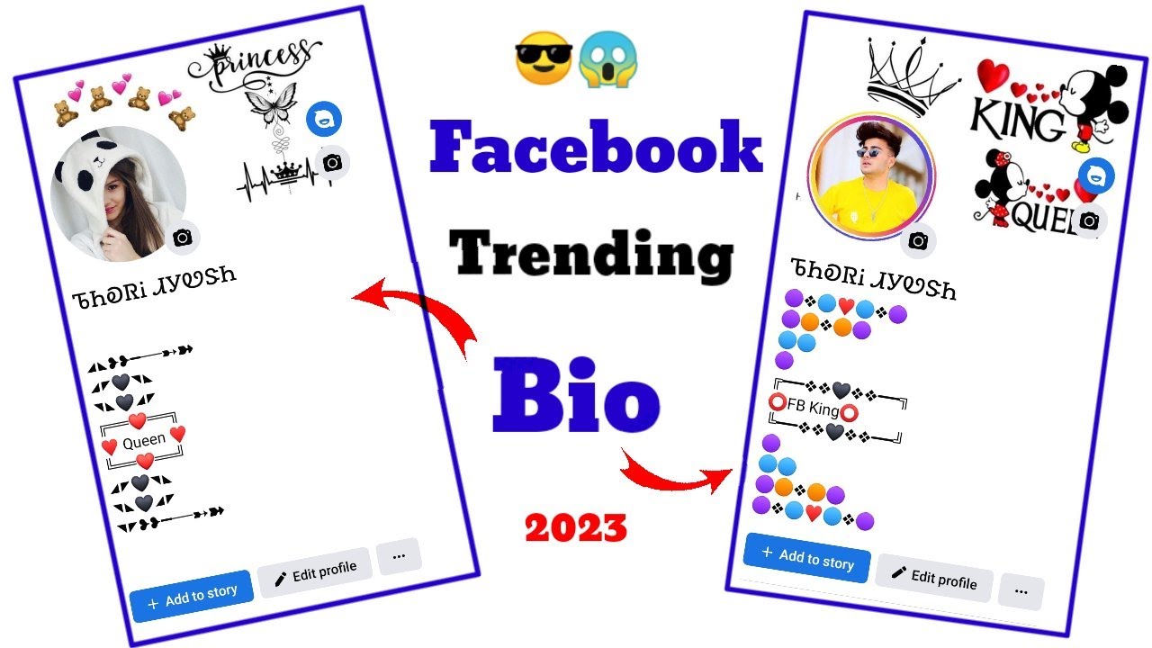 😱 Trending Bio On Facebook Profile | How To Setup On Facebook Profile ...