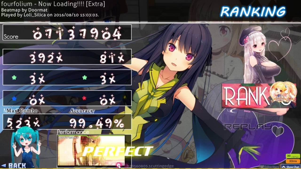 fourfolium - Now Loading!!!! [Extra] HDHR 99.49% 367pp - YouTube