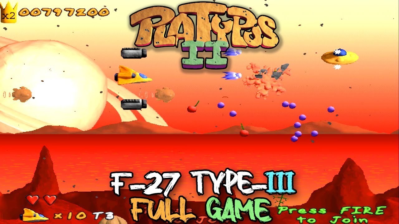 PLATYPUS 2 - Gameplay Walkthrough FULL GAME (F-27 TYPE-3) 1080P 60FPS ...