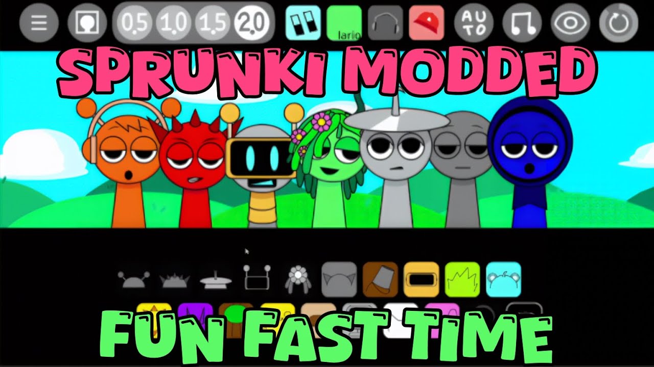 "Fun Fast Time" Incredibox Sprunki Mix / Sprunki Modded - YouTube