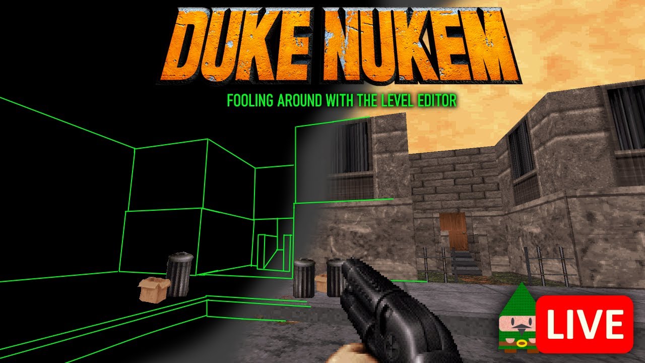 DUKE NUKEM 3D - Casual Hangout Learning the Level Editor, Mapster32 - YouTube