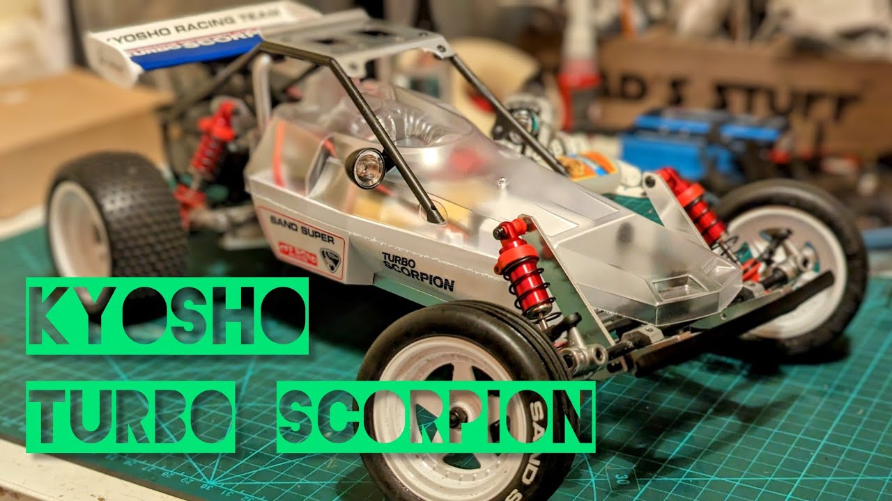 kyosho turbo scorpion - first run - YouTube