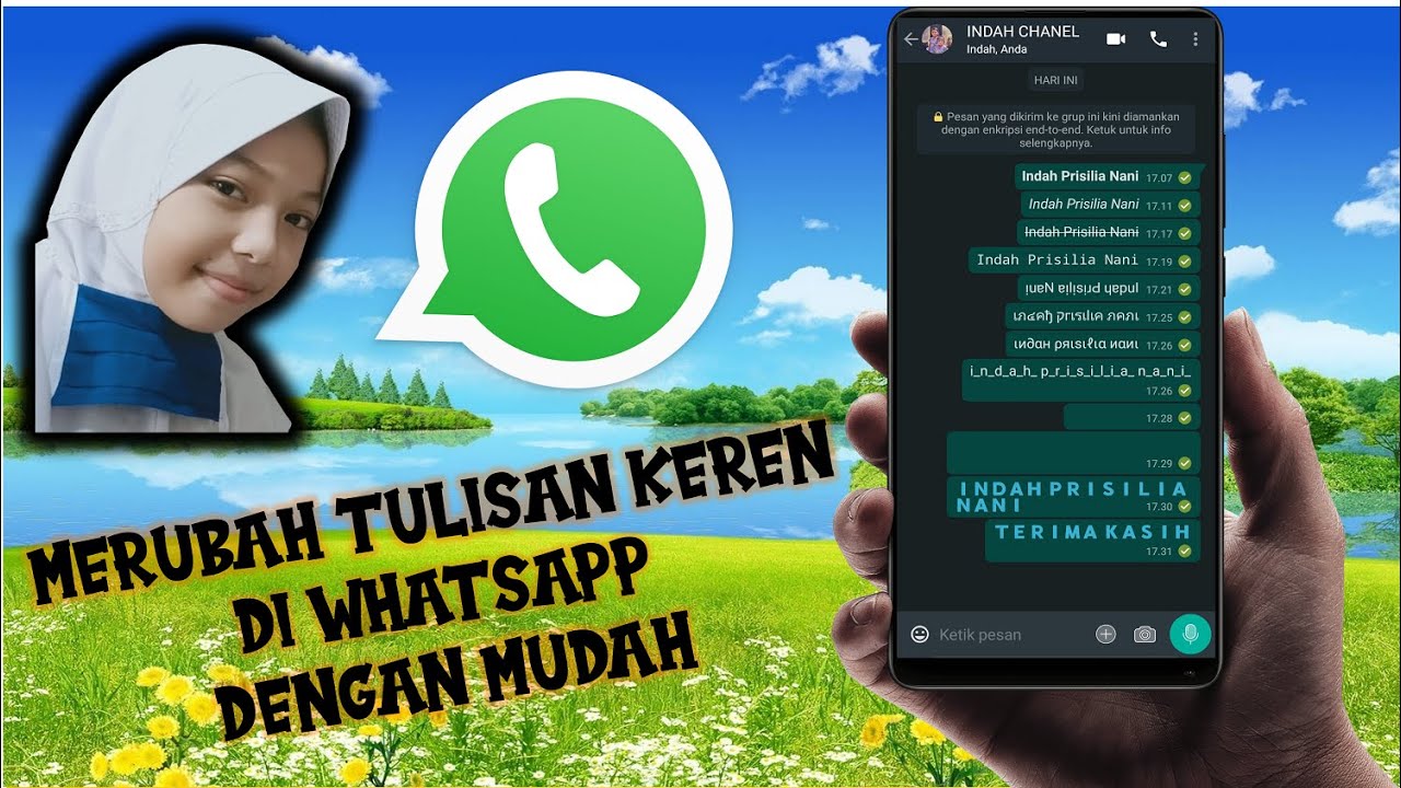 INGIN TULISAN WHATSAPP MENJADI KEREN DENGAN MUDAH | CARA MERUBAH BENTUK ...