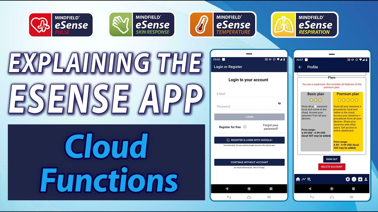 Explaining the new eSense app clound functions (optional!) - YouTube