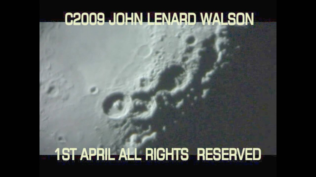 World Exclusive Close Moon Filmed from Earth on March 29th & April 1st ...