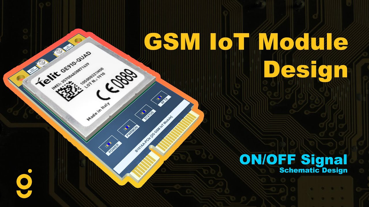 1 - GSM IoT Module On/Off Signal Controller Design - YouTube