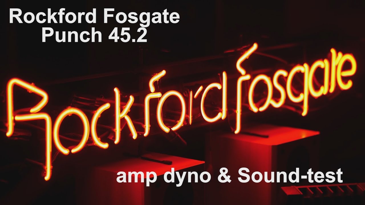 Rockford Fosgate Punch 45.2 amp dyno oldschool amplifier power test ...
