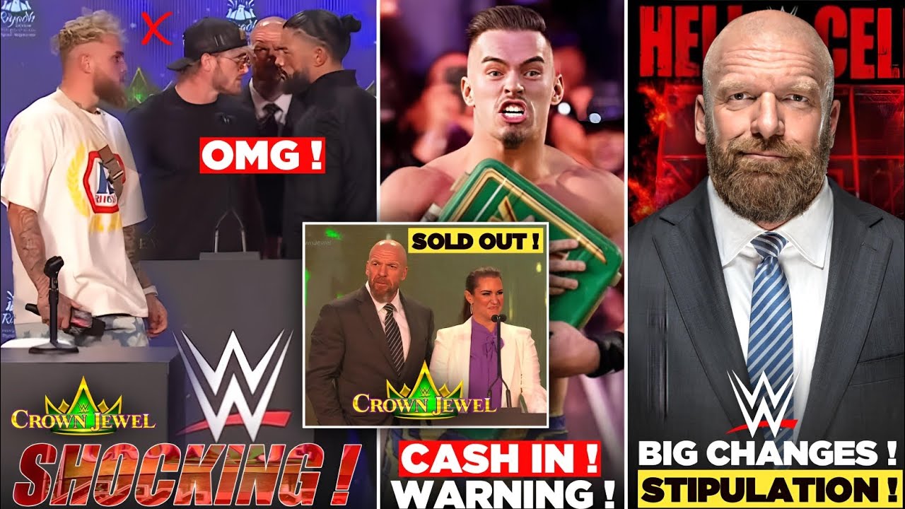 ROMAN TITLE END ! Jake PAUL WARN For Crown Jewel 2022 | Theory CASH IN ...